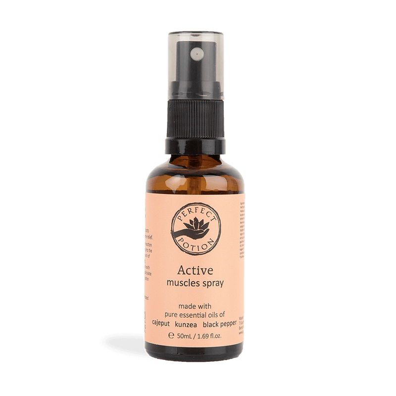 Active Muscles Spray | Aromatherapy | Massage Oils | Perfect Potion