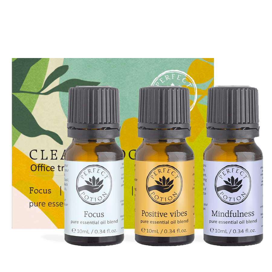 Clear and Focused Office Trio | Essential Oils | Aromatherapy Diffuser